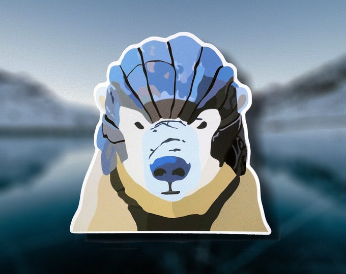 Armored Bear Sticker // His Dark Materials // Iorek Byrnison - Etsy