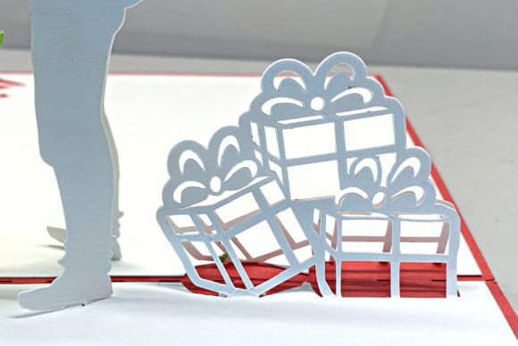 Christmas Pop-up Card Template - Etsy