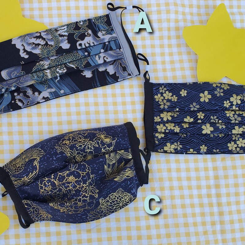 Kimono Face Mask - Etsy