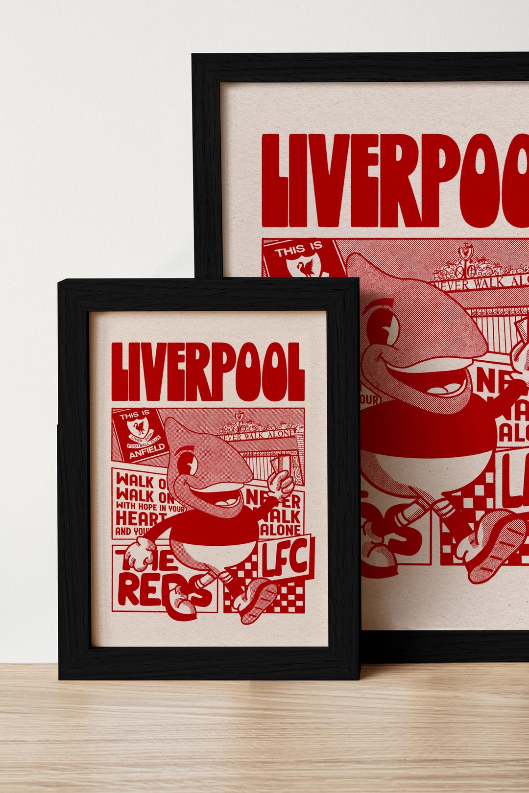Liverpool Football Club Wall Art Print, Framed/unframed, You'll Never ...