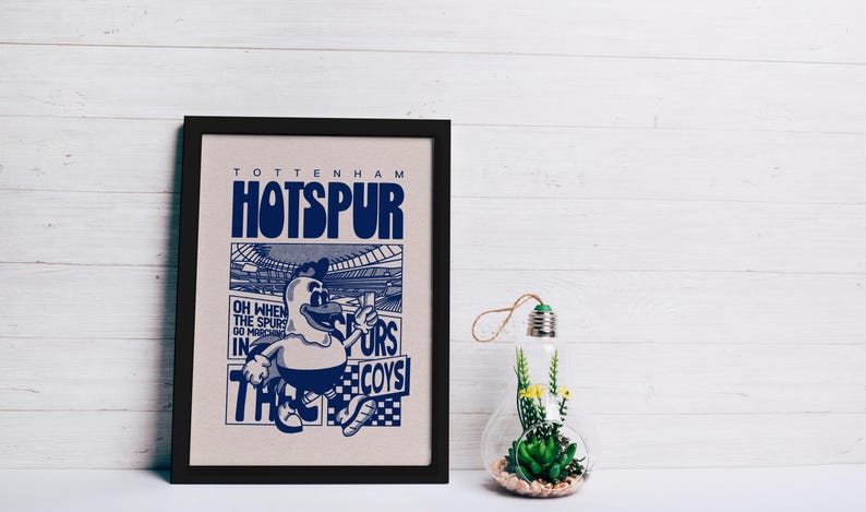 Tottenham Hotspur Football Club Wall Art Print, Framed/unframed, Oh ...