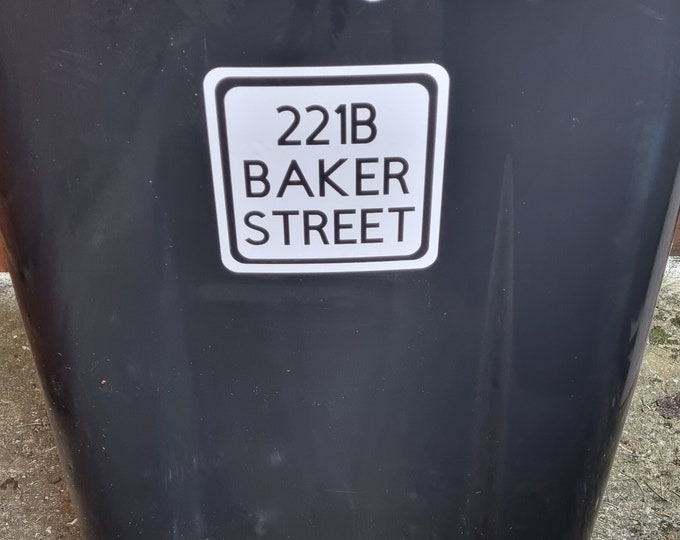 Pack of 3 Wheelie Bin Stickers Personalised Wheelie Bin Labels ...