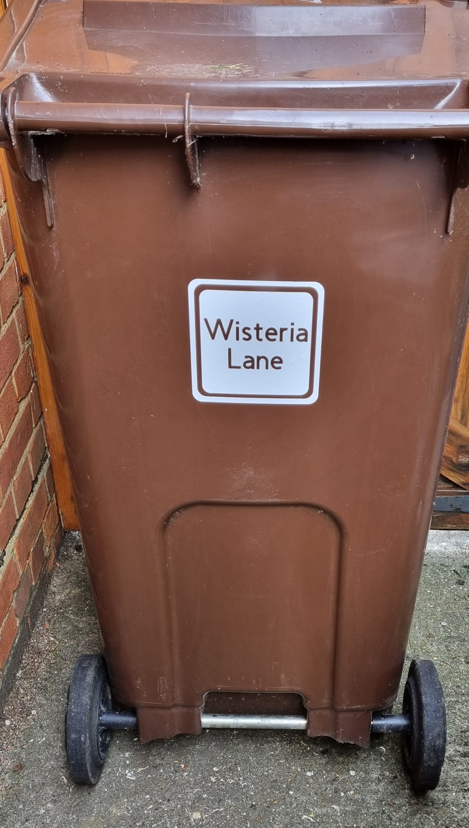 Personalised Wheelie Bin Stickers// Numbers for Wheelie Bins, Wheelie ...