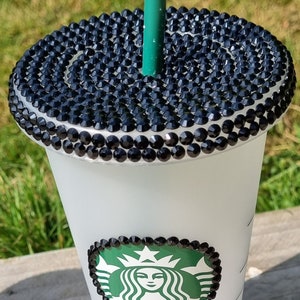 Starbucks Rhinestone Cold Cup Personalised//bling, Tumbler, With Straw ...