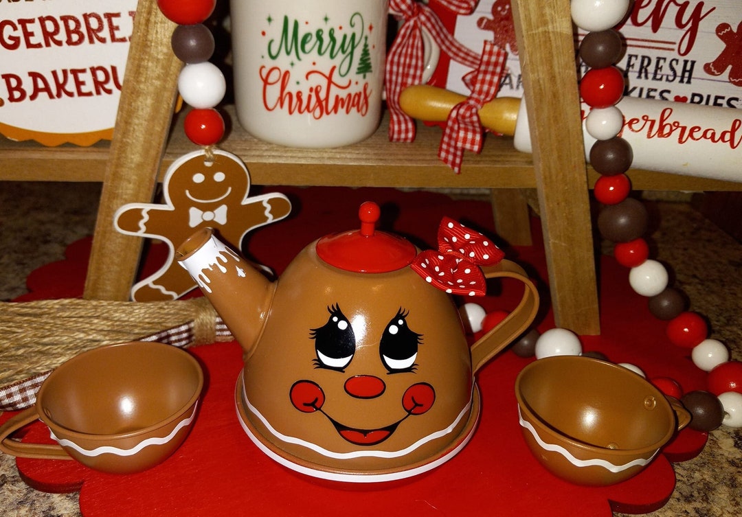 Adorable Painted Mini Tin Tea Pot - Etsy