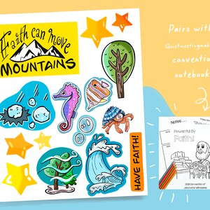 JW Kid's Stickers | Bible Characters | Daniel | Powerful by Faith | PDF ...
