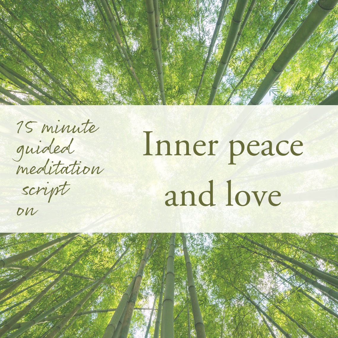 Inner Peace and Love Meditation Script | Guided Meditation Audio ...
