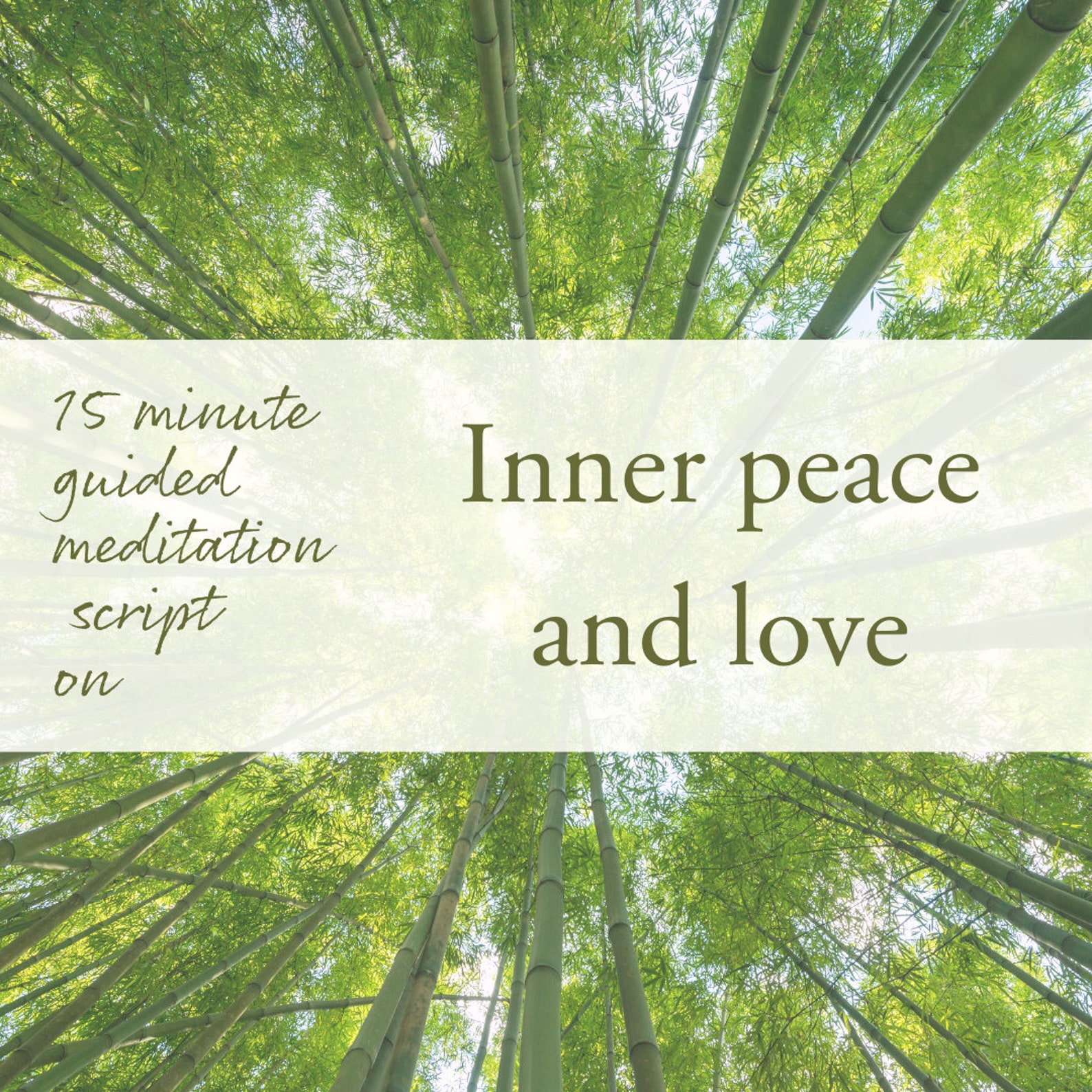 Inner Peace Meditation Script | Self-love & Abundance (PDF) - Etsy