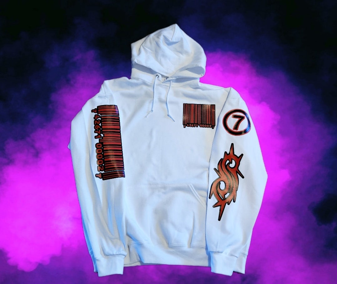 Slipknot Themed Barcode Hyper Series Hooded Pullover - Etsy