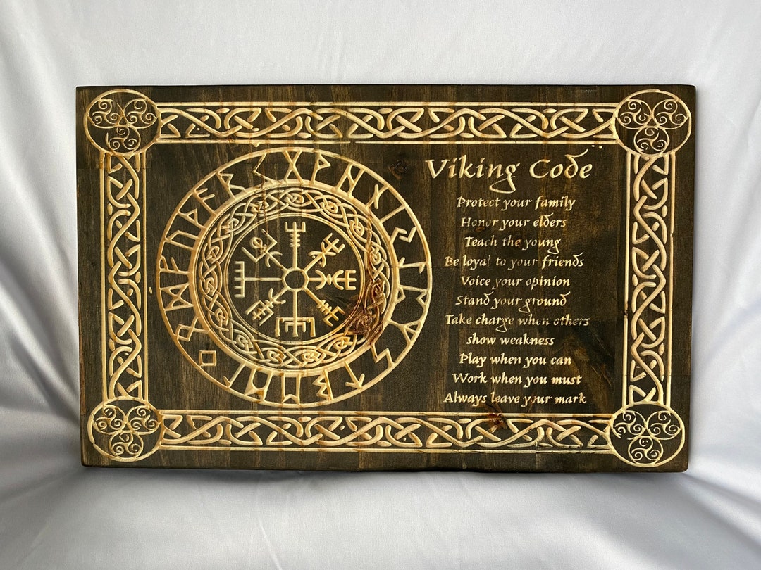 Viking Code Sign - Etsy