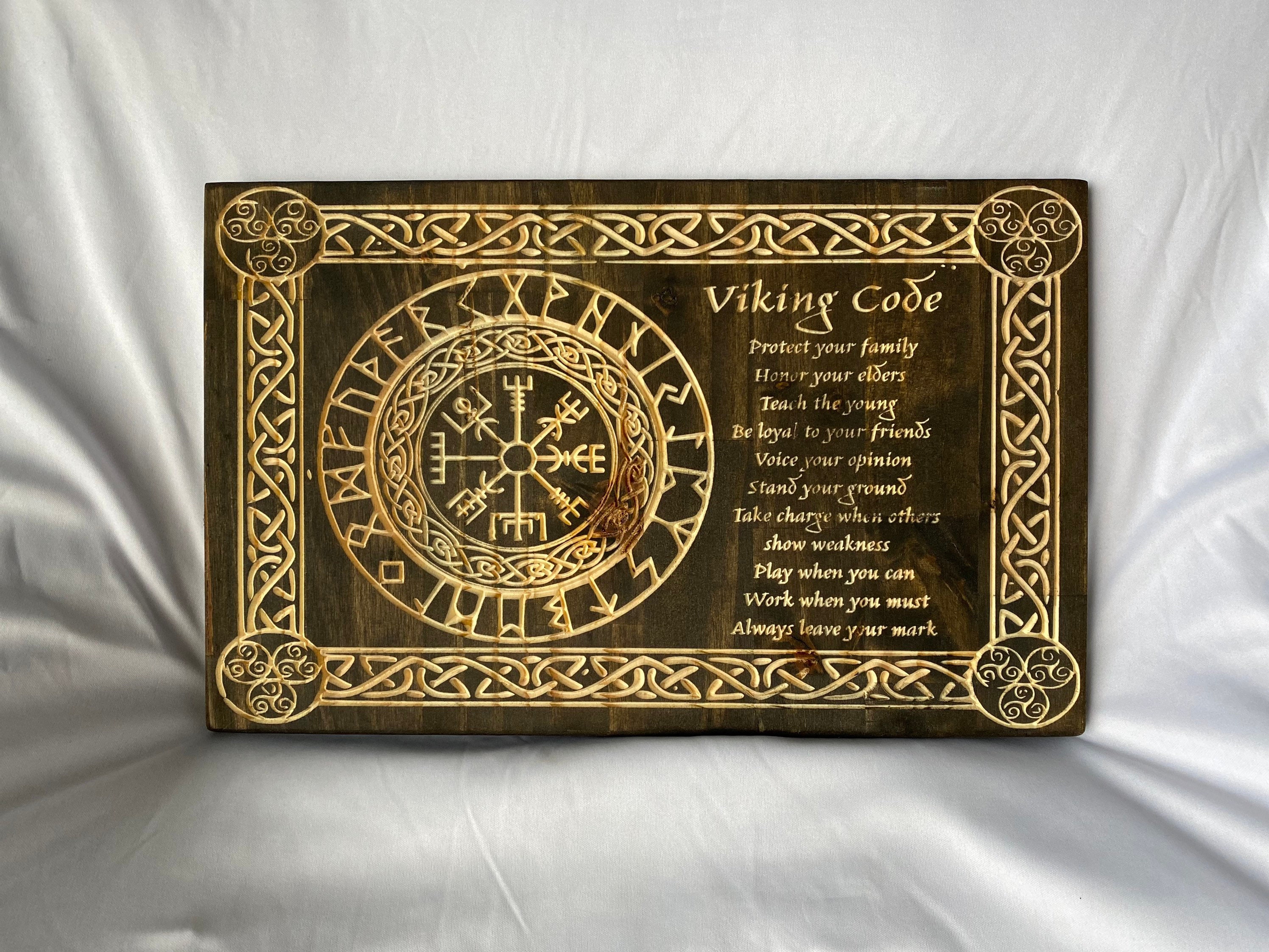 Viking Code Sign - Etsy