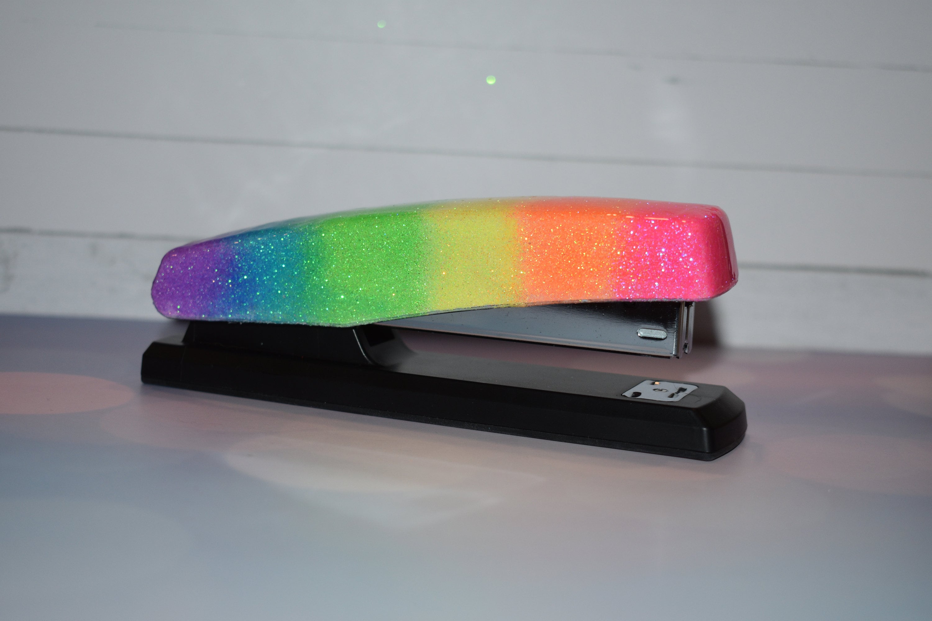Glitter Stapler Rainbow Stapler Office Stapler Office - Etsy