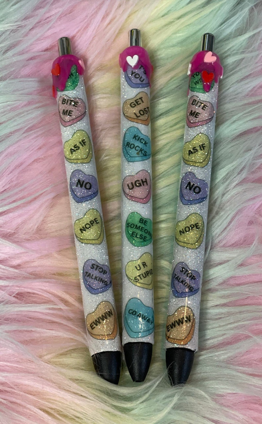 Valentines Day Glitter Pens | Glitter Pens | Valentines Day | Epoxy ...