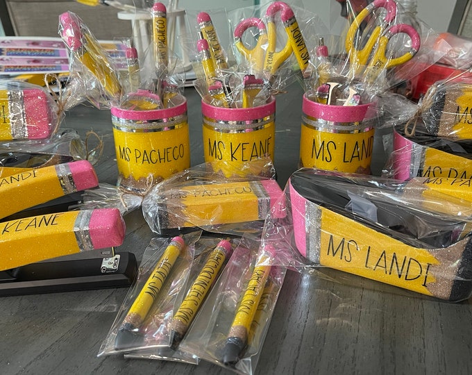 Teacher GIFT| Resin Stapler|tape Dispenser|sticky Note Holder|board ...
