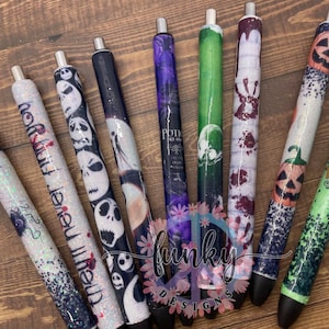 Halloween Pens Resin Pens Epoxy Pens Gifts for Her Gifts for Him Scary ...