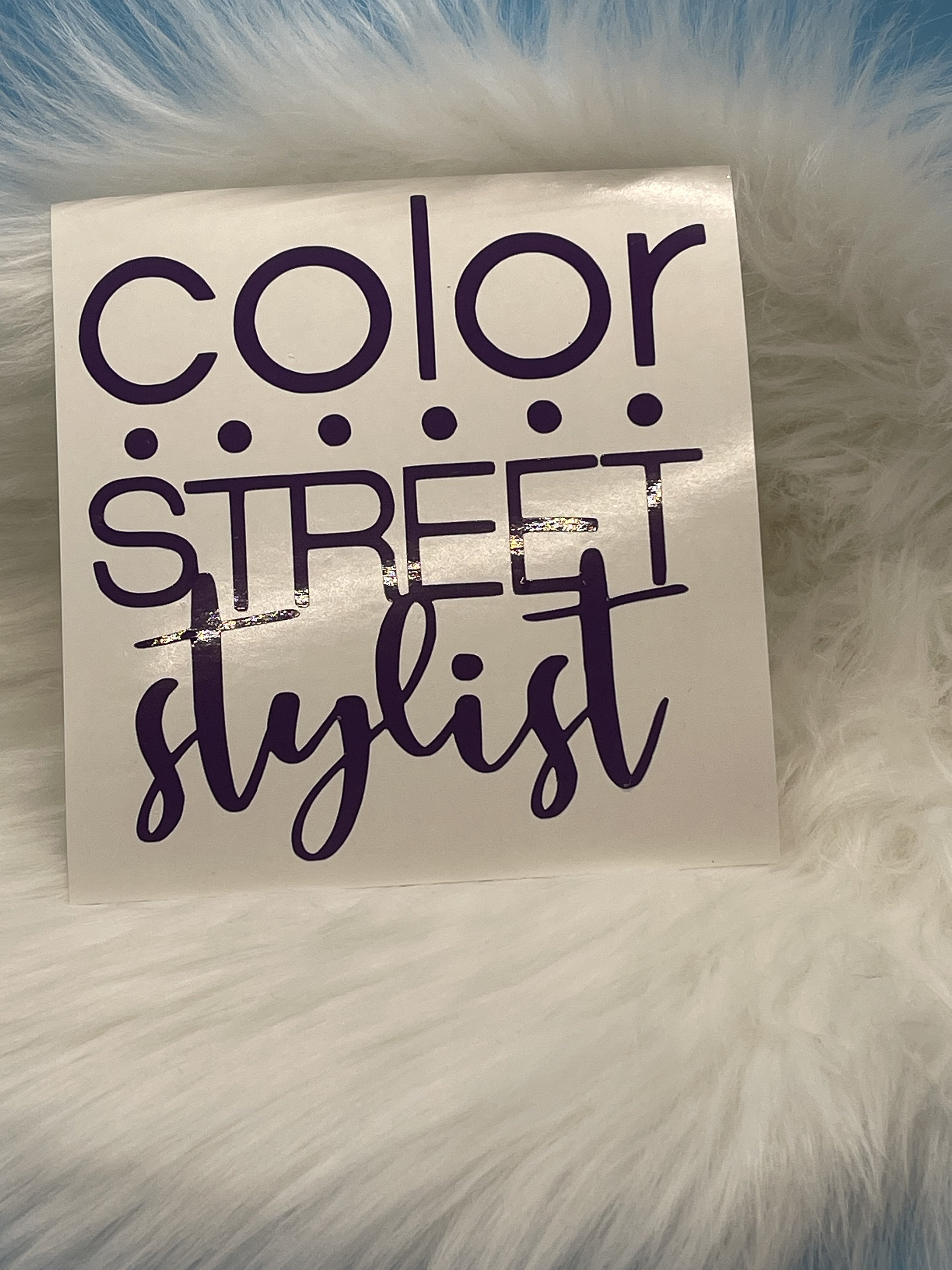 Color Street Stylist Car Decal - Etsy