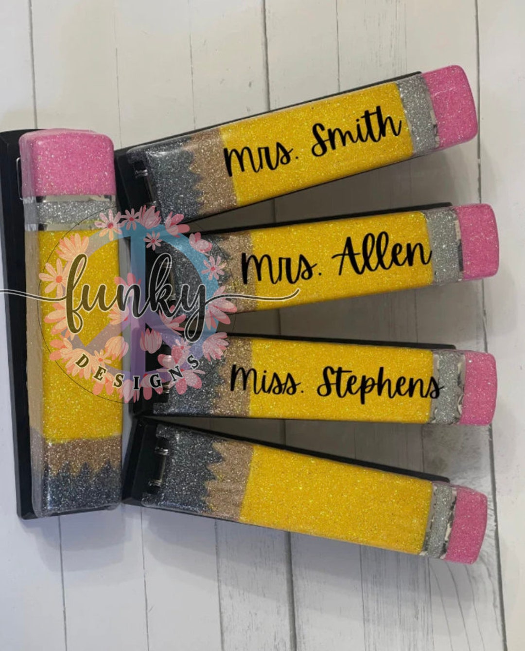 Pencil Stapler | Glitter Stapler | Teacher Gifts | Personalized Teacher ...