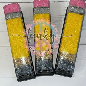 Pencil Stapler | Glitter Stapler | Teacher Gifts | Personalized Teacher ...