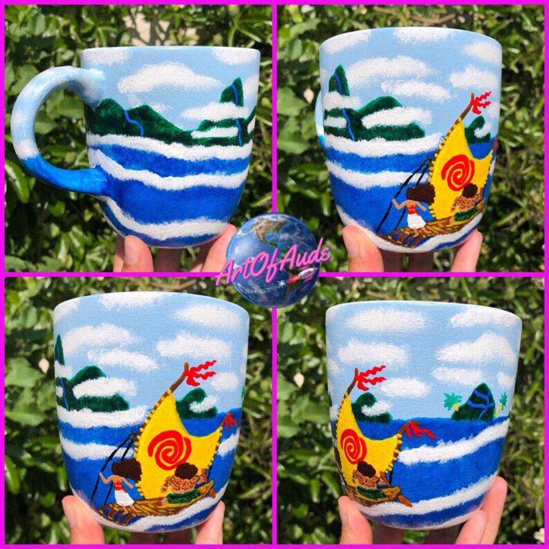 Moana Mug, Moana and Maui Mug, We Know the Way Moana Mug, Handpainted ...