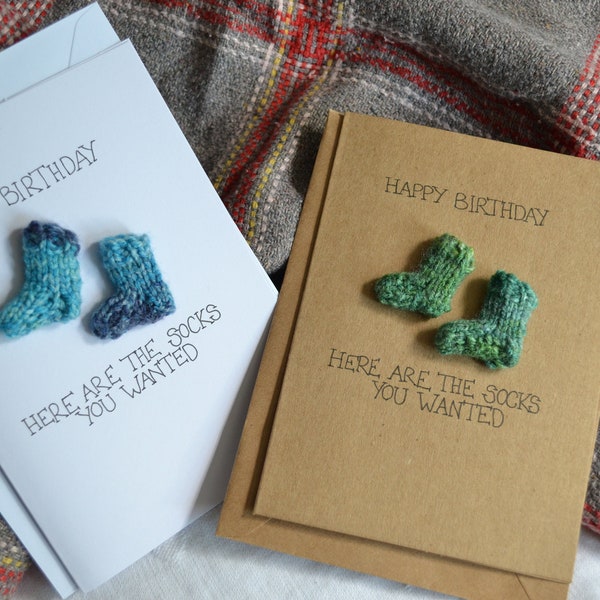 Knitted Birthday Cards - Etsy