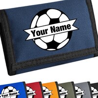 Personalised Rip Wallet Football Design- Kids Wallet- Holidays ...