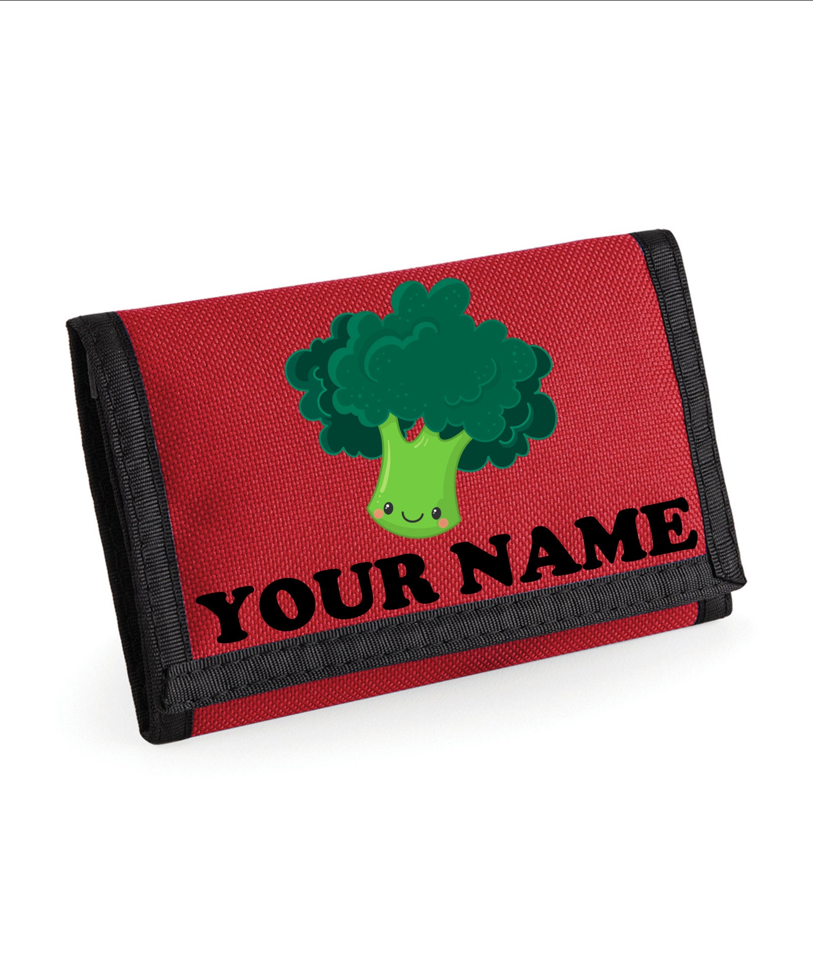 Personalised Cute Broccoli Kawaii Vegetable Wallet/purse Add - Etsy