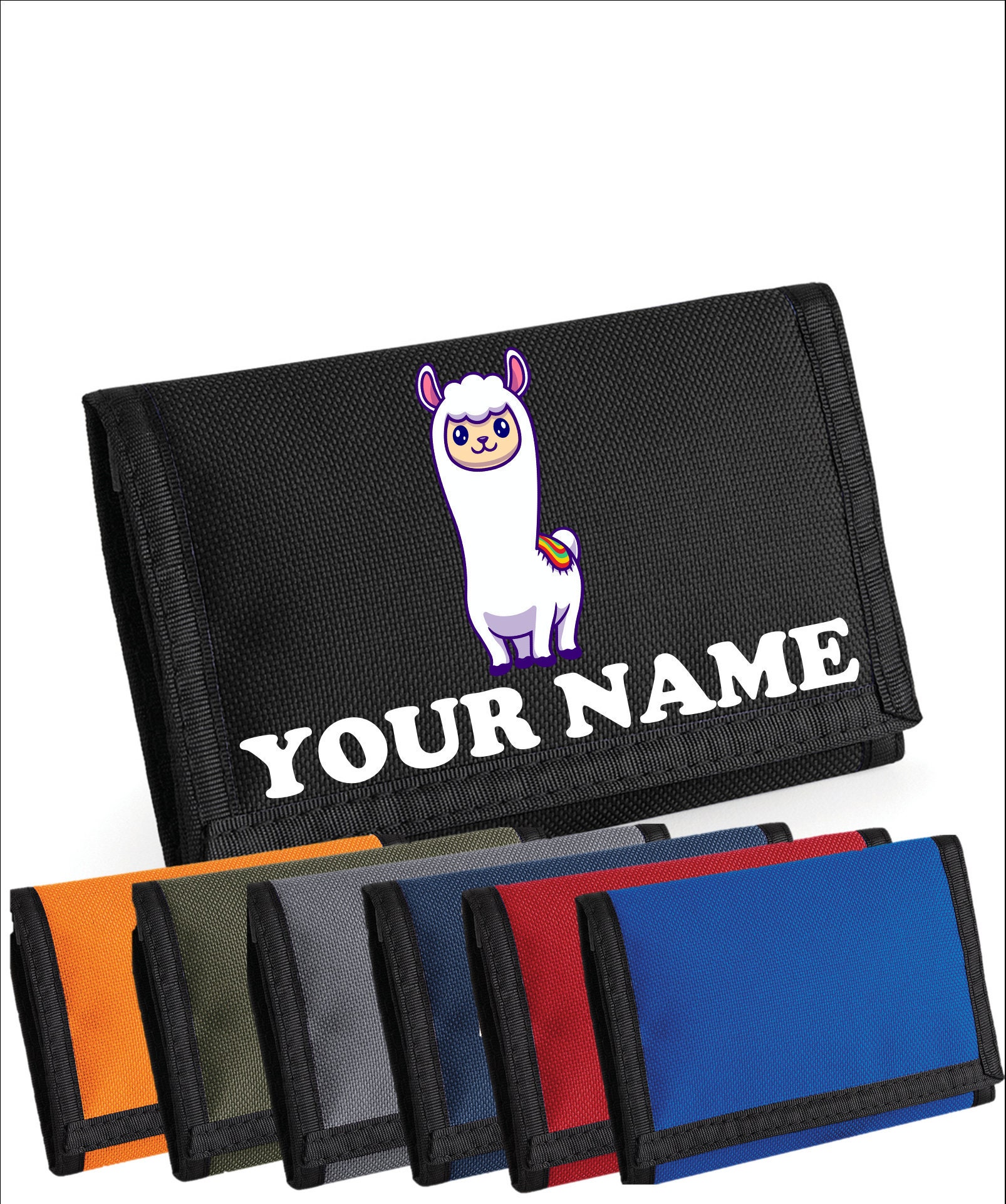 Personalised Llama Alpaca Cute Kawaii Animal Wallet/purse | Etsy