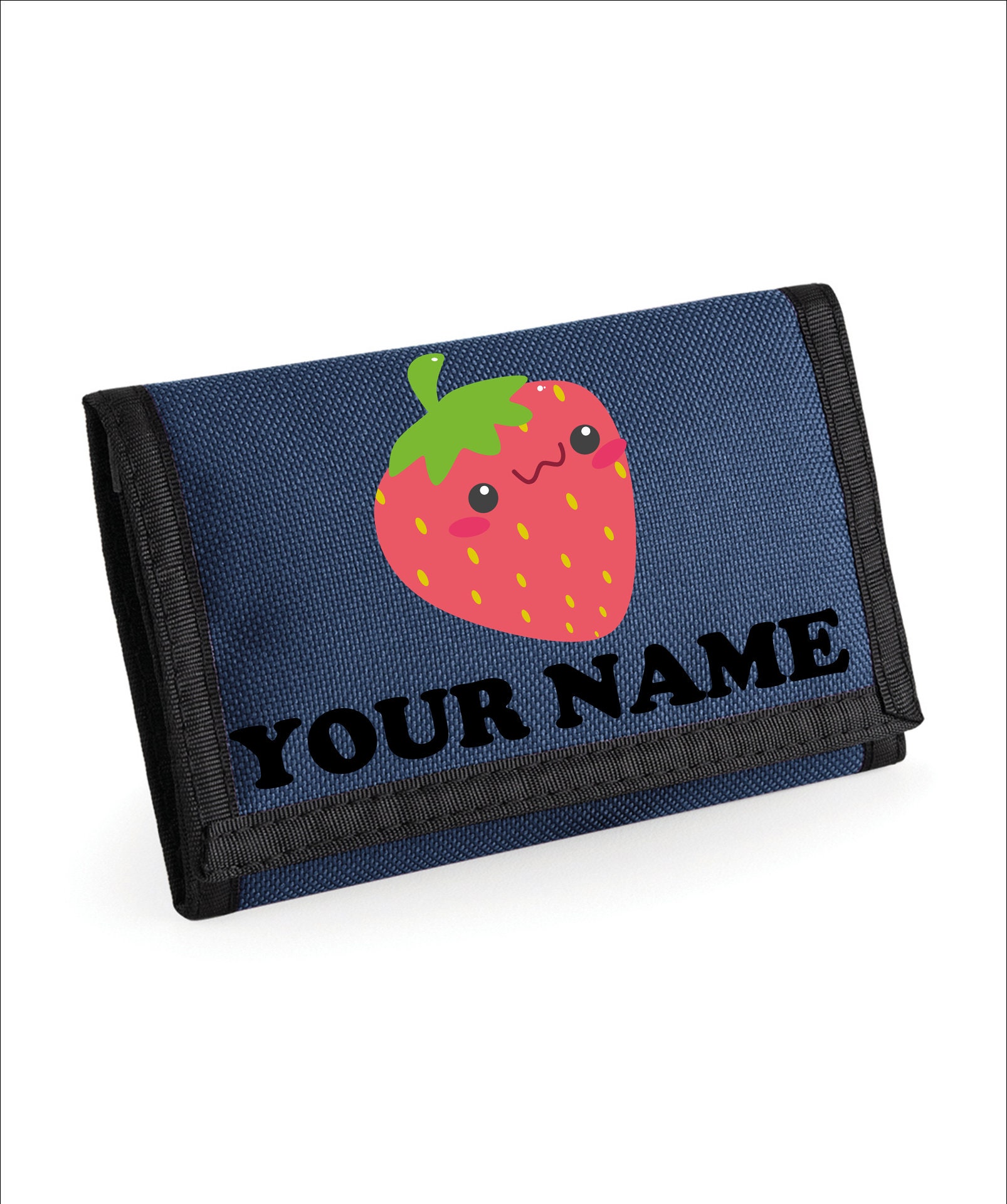 Personalised Strawberry Kawaii Fruit Wallet/purse Add Your - Etsy