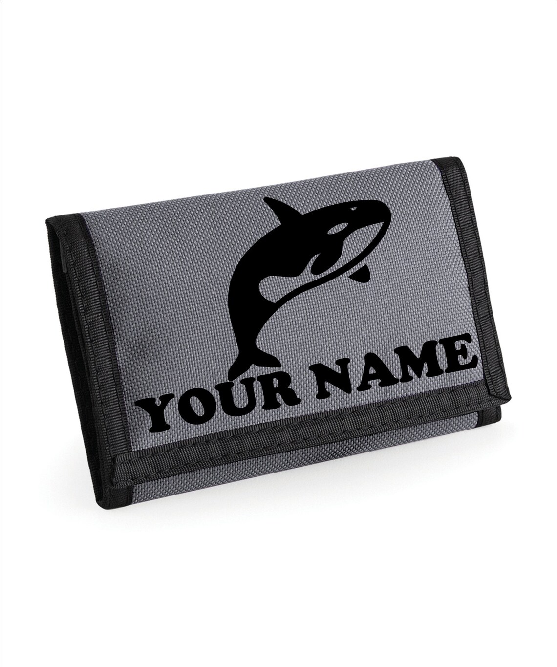 Personalised Killer Whale Orca Wallet/purse Add Your Name - Etsy UK