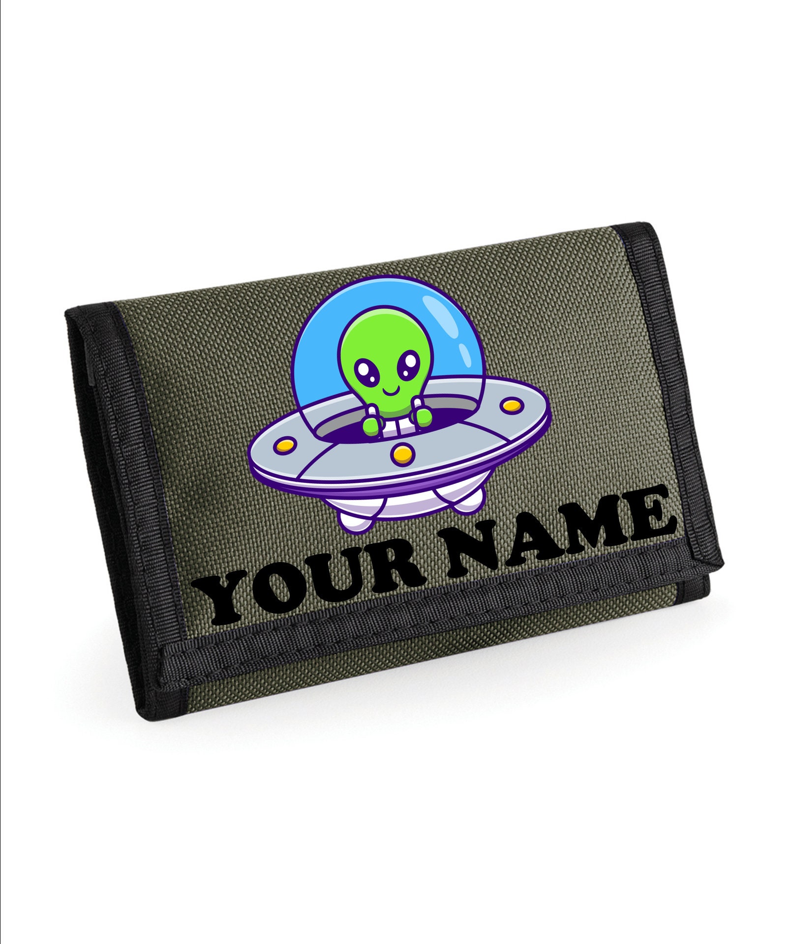 Personalised Alien UFO Cute Kawaii Space Wallet/purse Add - Etsy