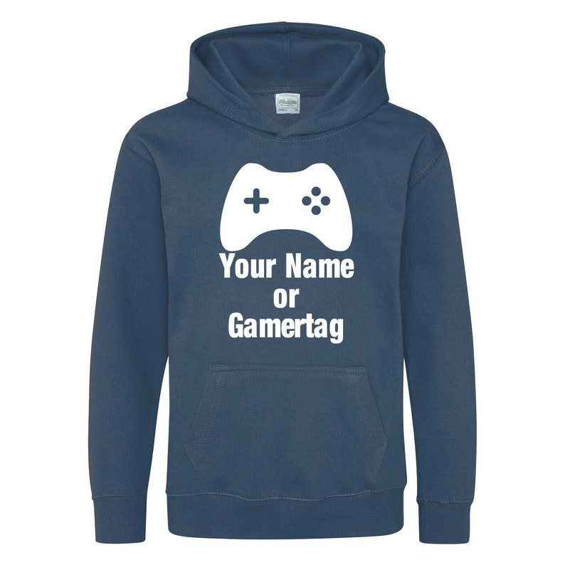 Personalised Kids Gamer Gaming Hoodie - Add Your Name or Gamertag! - Etsy