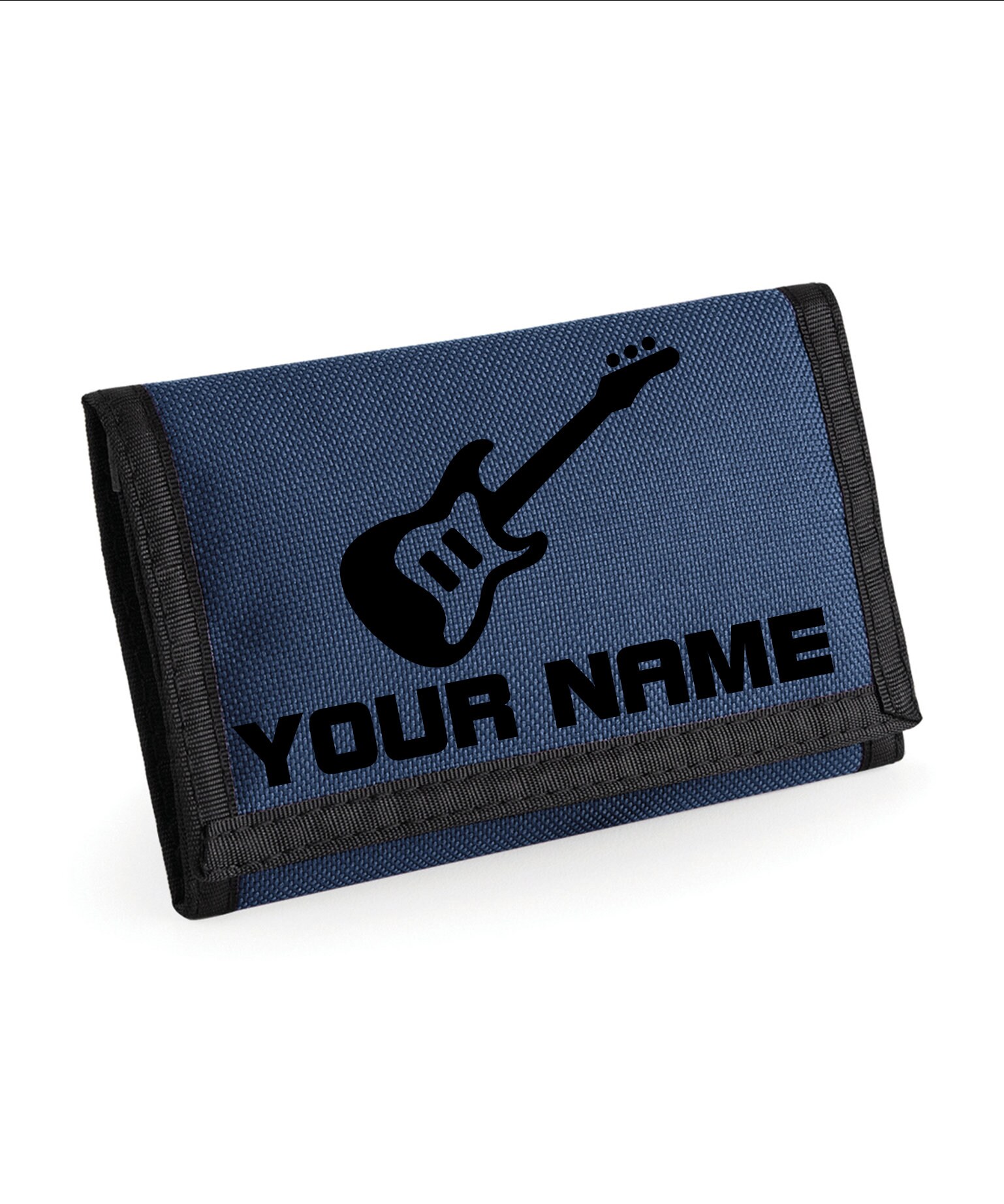 Personalised Electric Guitar Wallet/purse Add Your Name - Etsy