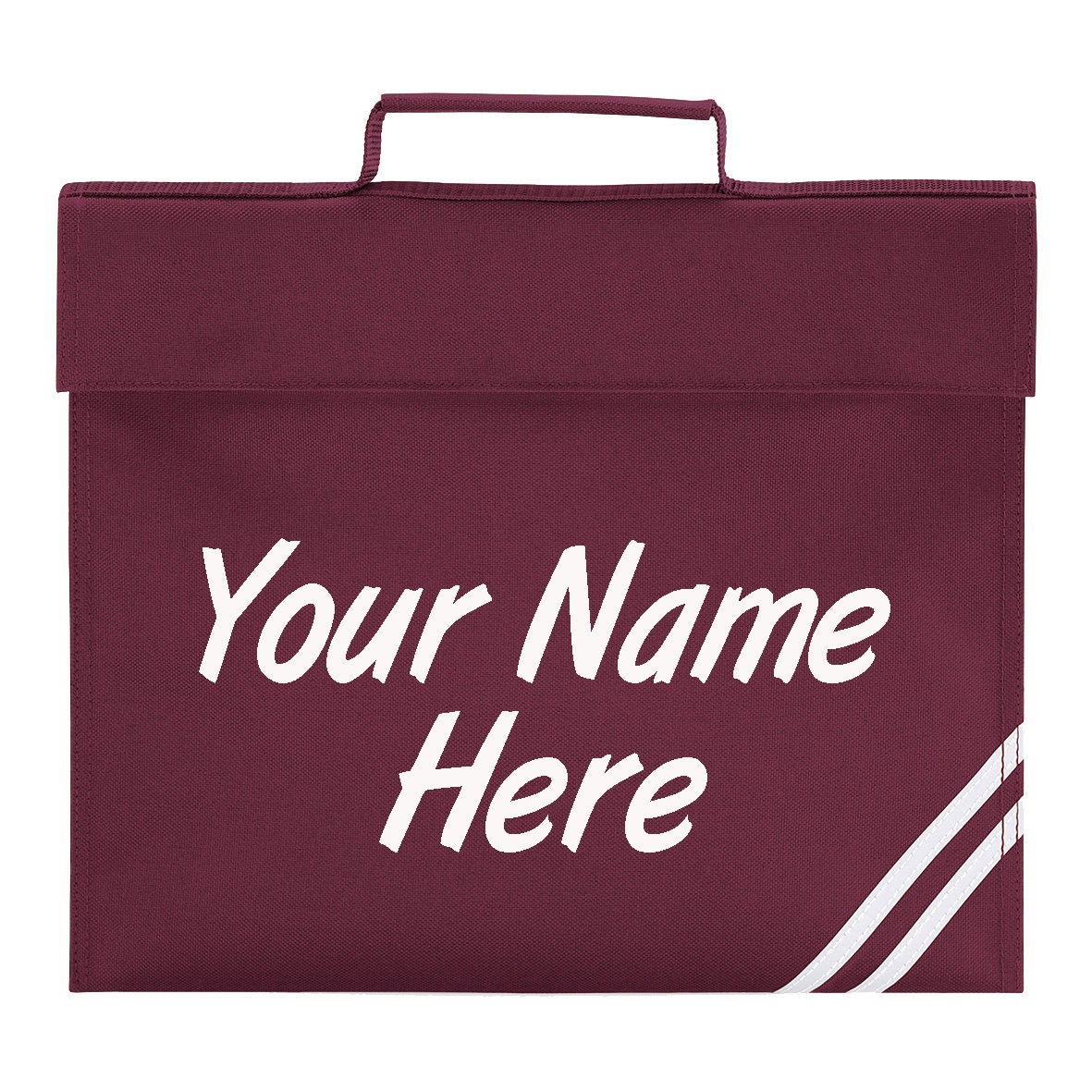 Personalised Childrens Book Bag - Add Your Name Kids School Bag - Etsy