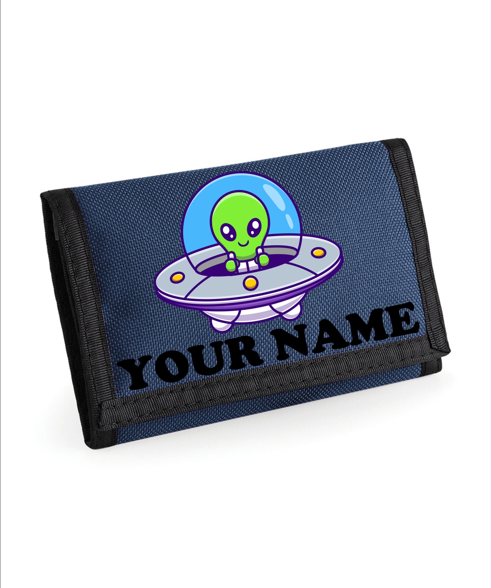 Personalised Alien UFO Cute Kawaii Space Wallet/purse Add - Etsy