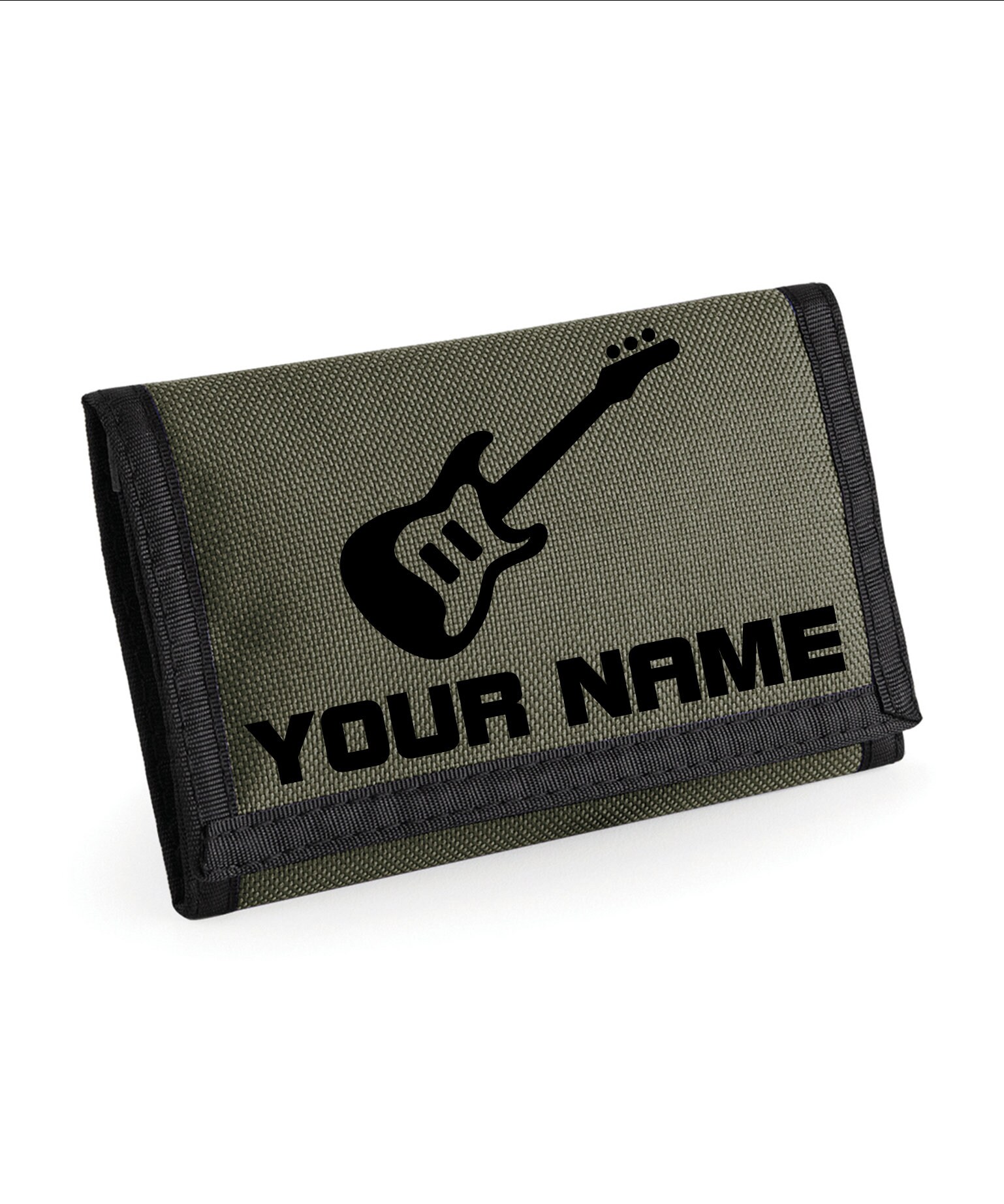 Personalised Electric Guitar Wallet/purse Add Your Name - Etsy