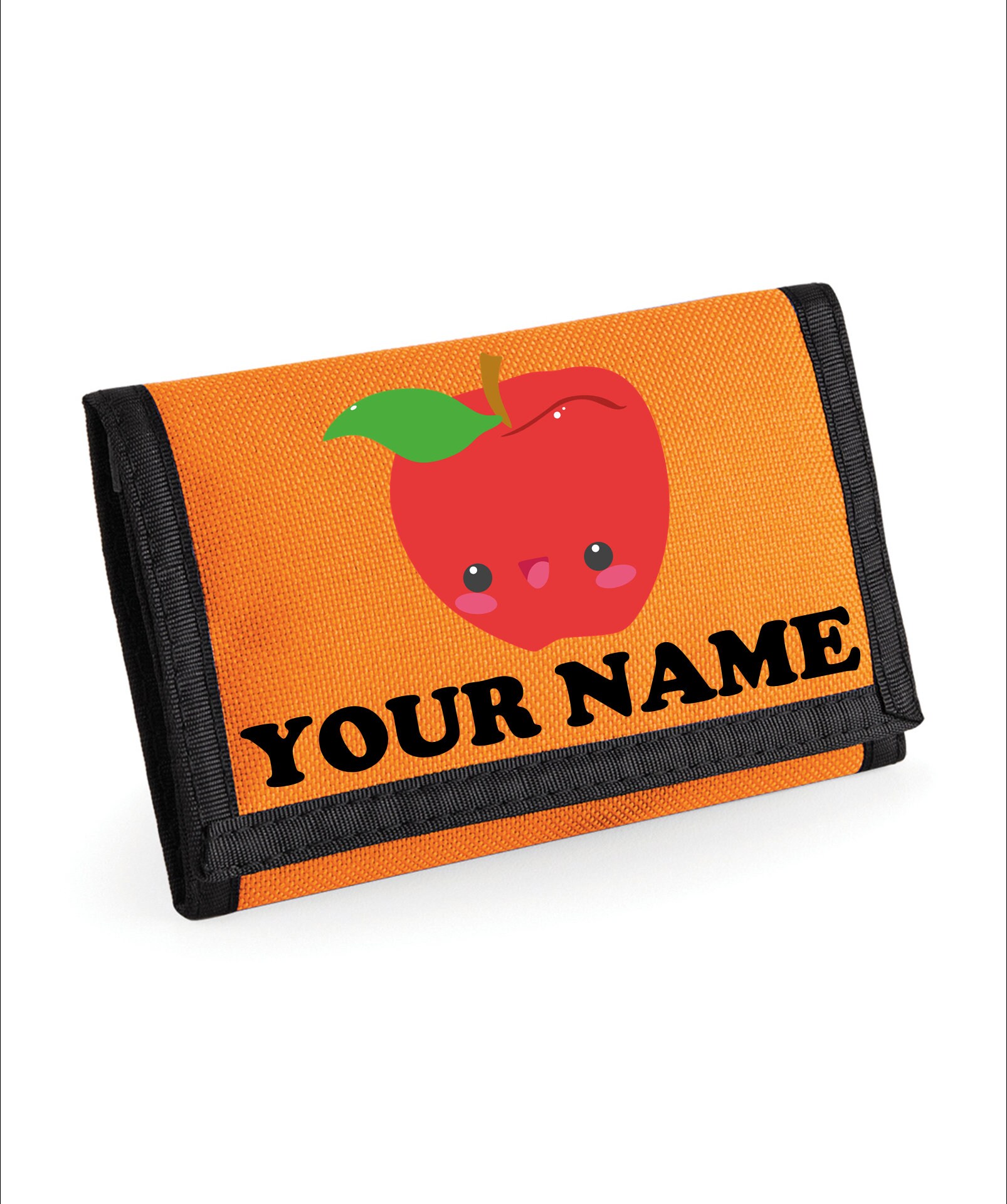 Personalised Apple Kawaii Fruit Wallet/purse Add Your Name - Etsy