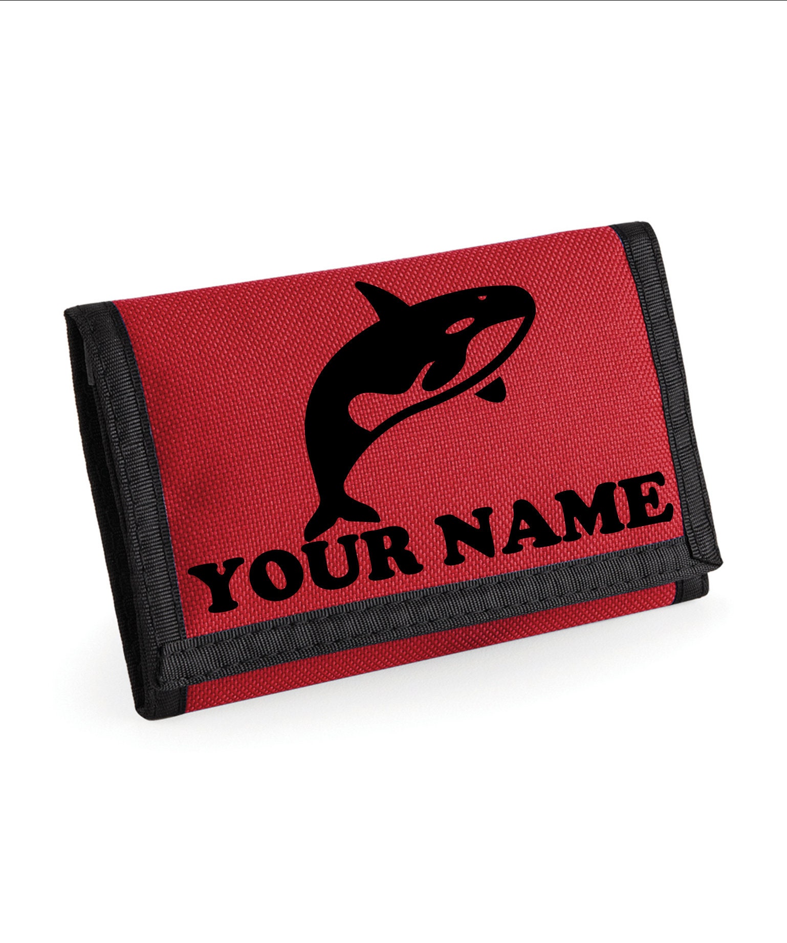 Personalised Killer Whale Orca Wallet/purse Add Your Name - Etsy UK
