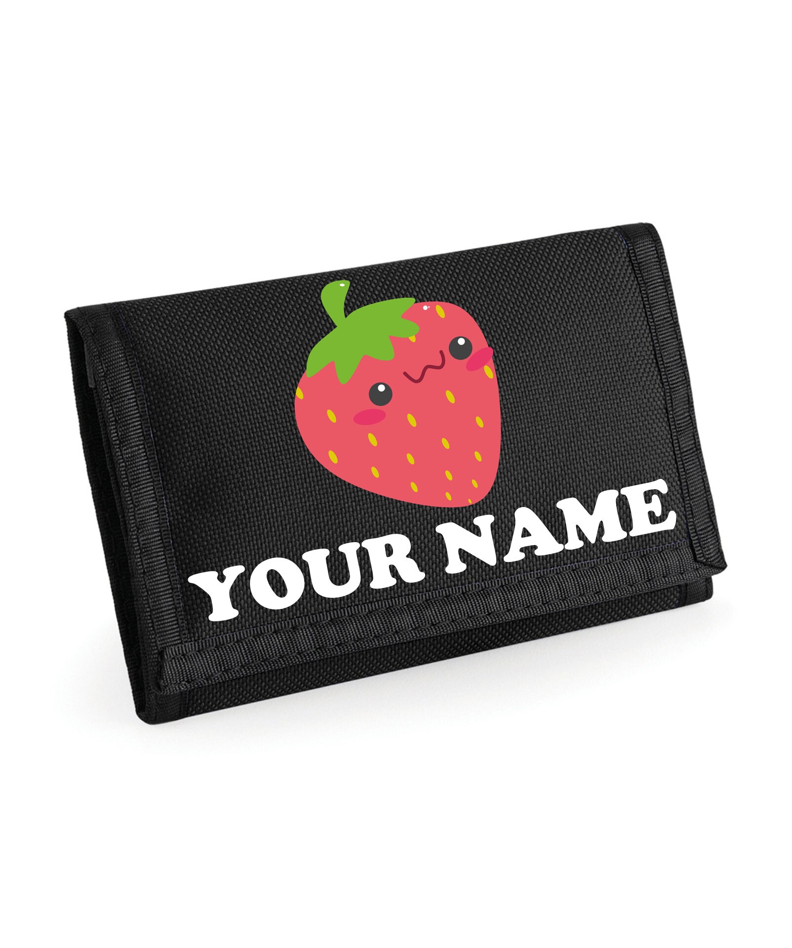 Personalised Strawberry Kawaii Fruit Wallet/purse Add Your - Etsy