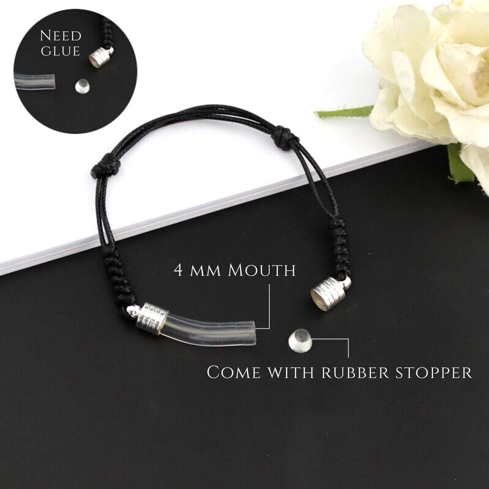 Sand Capsule Bracelet Beach Sand Bracelet Hair Locket - Etsy