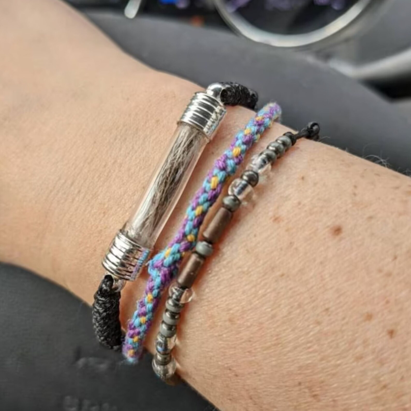 Sand Capsule Bracelet Beach Sand Bracelet Hair Locket - Etsy