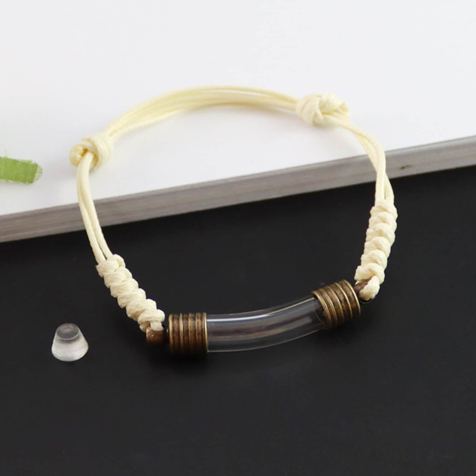 Sand Capsule Bracelet Beach Sand Bracelet Hair Locket - Etsy