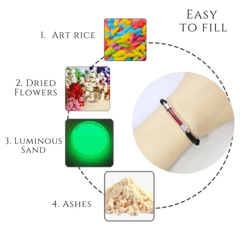 Sand Capsule Bracelet Beach Sand Bracelet Hair Locket - Etsy