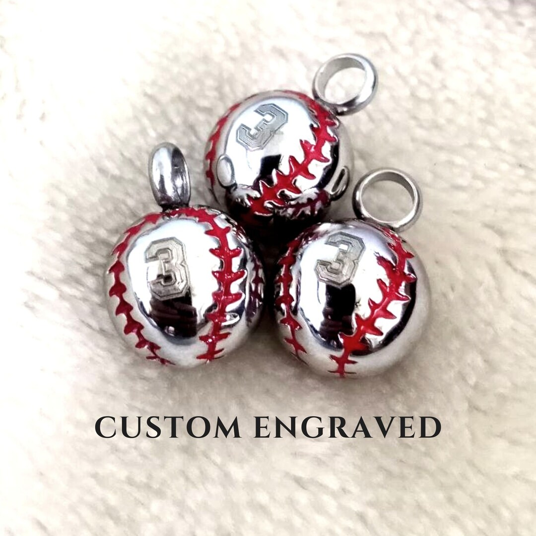 Personalized Baseball Urn Necklace for Man | Human Ashes Keepsake ...