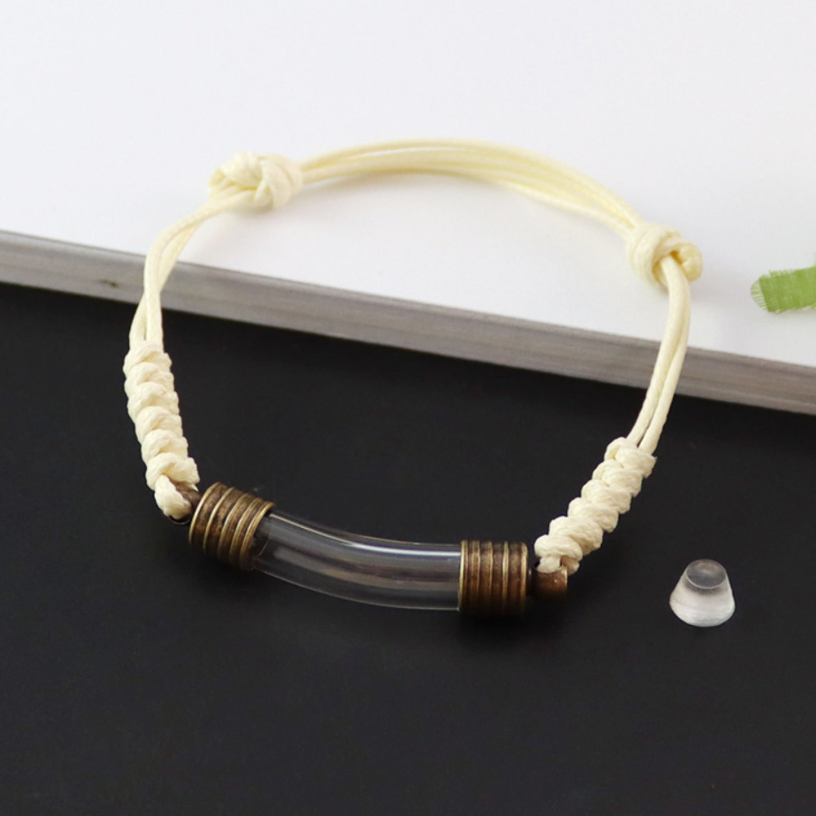 Sand Capsule Bracelet Beach Sand Bracelet Hair Locket - Etsy