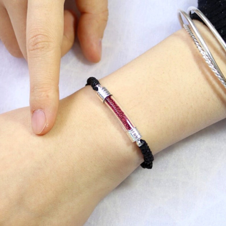 Sand Capsule Bracelet Beach Sand Bracelet Hair Locket - Etsy