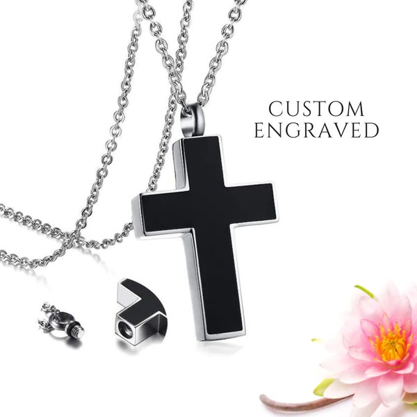 Urn Necklaces for Men Cross - Etsy