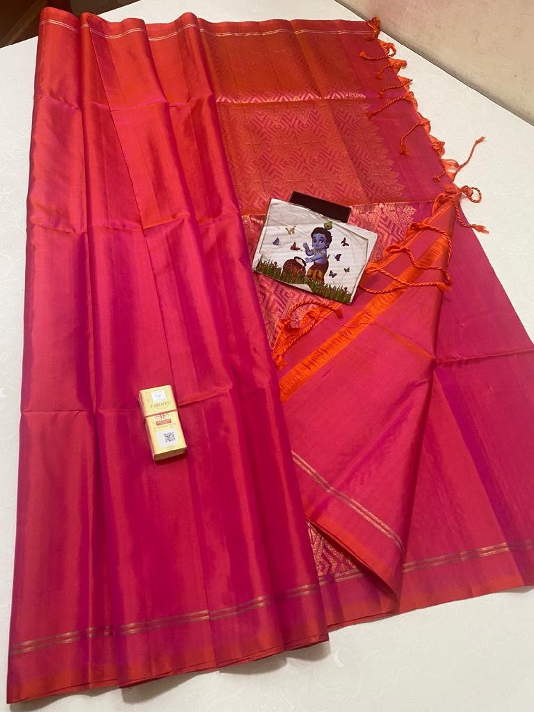 Silk Mark Certified| Pure Handloom Soft Silk Saree Weaving Butta | Soft ...