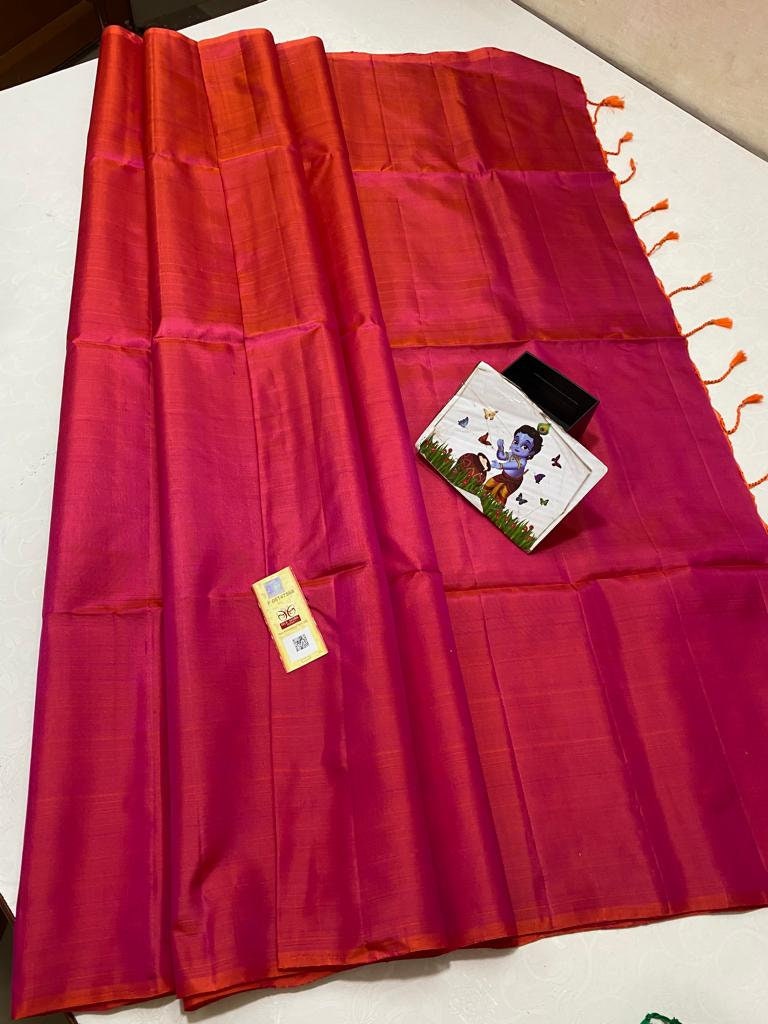 Silk Mark Certified| Pure Handloom Soft Silk Saree Weaving Butta | Soft ...