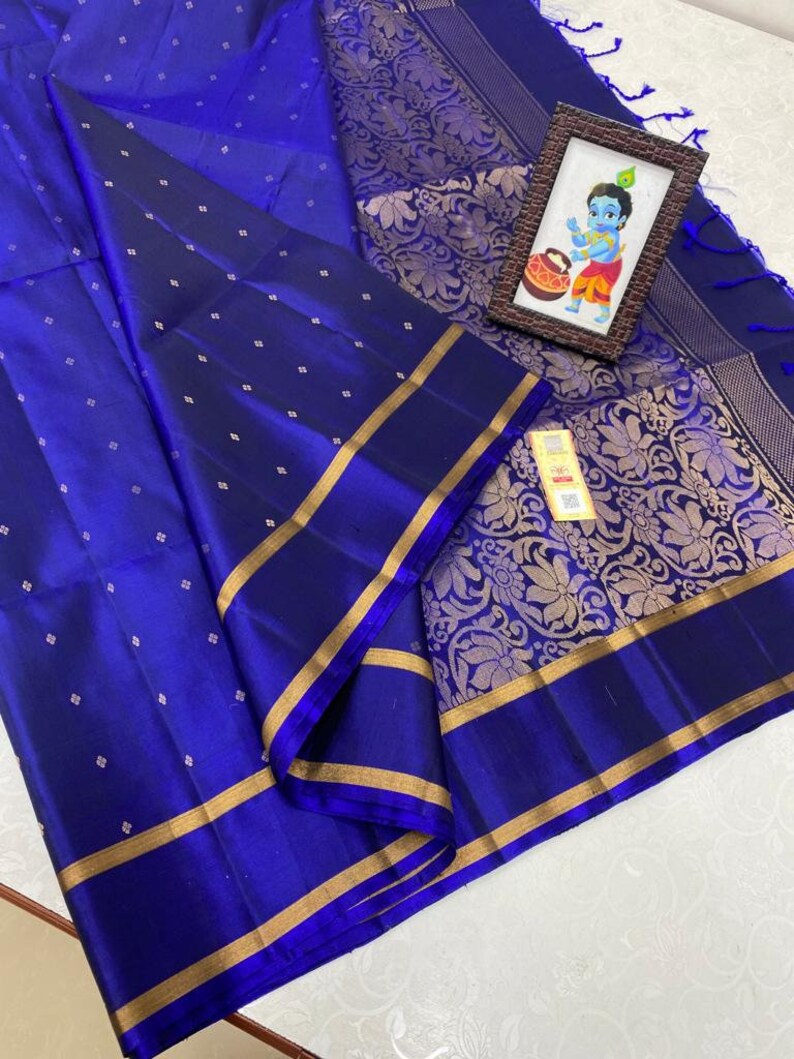 Silk Mark Certified Pure Handloom Soft Silk Saree Weaving Butta Soft ...
