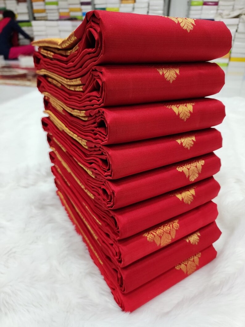 Silk Mark Certified Pure Kanjivaram Silk Saree With Weaving Butta ...